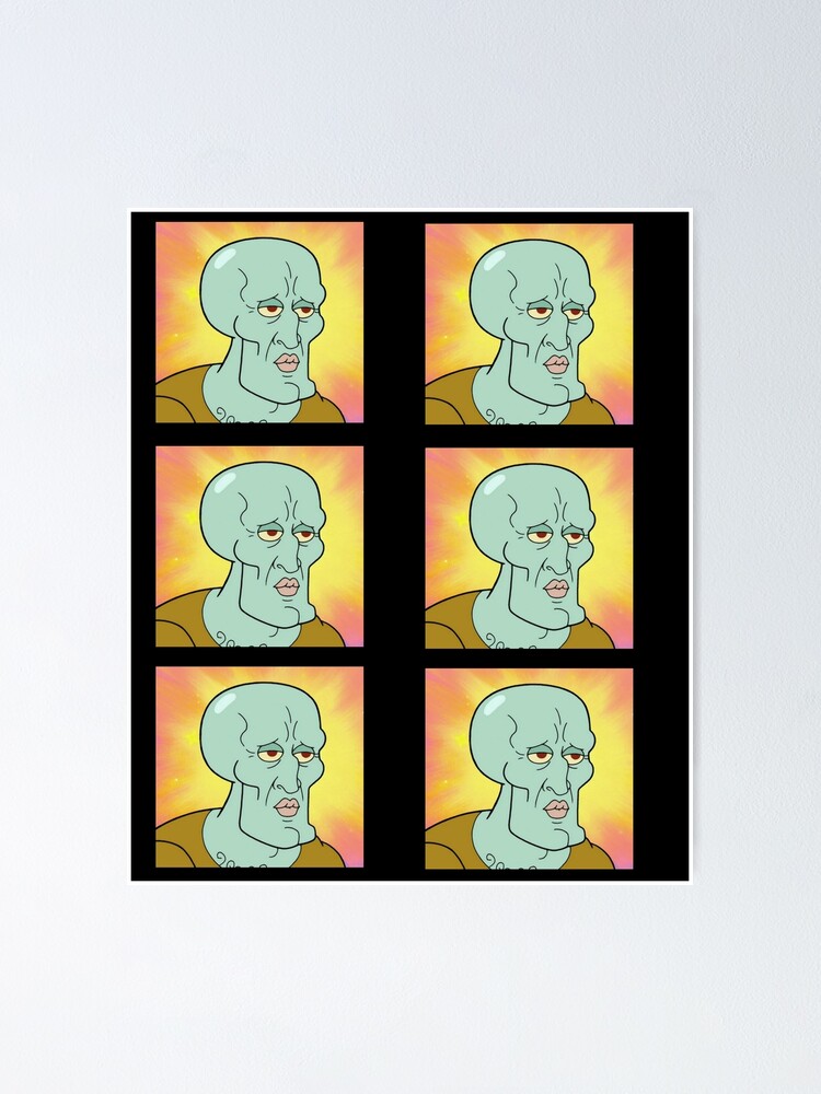 Póster «Calamardo Guapo Pack de Stickers » de Mezocrurth | Redbubble