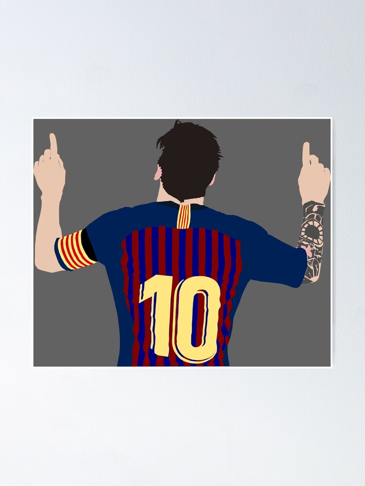 "Lionel Messi Iconic Goal Celebration #o44" Poster for Sale by ...