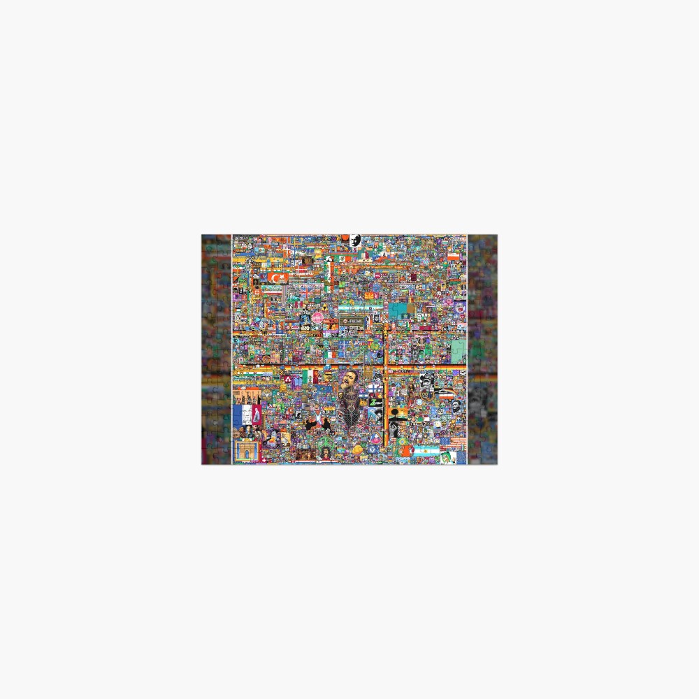 "r/Place Artwork 2022 10K Resolution Morning of April 4th. " Jigsaw ...