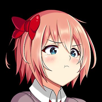 "Sayori Cute Kawaii Anime Girl Pouting" Poster for Sale by Kawaiifu69 ...