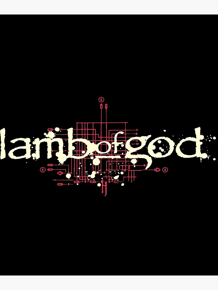 "Lamb Of God Logo Original" Poster for Sale by david-silva | Redbubble