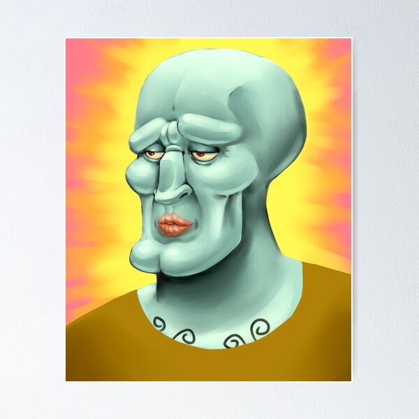 Squidward Handsome Face Meme