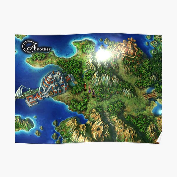 "Chrono Cross Map" Poster by andersonvelva | Redbubble