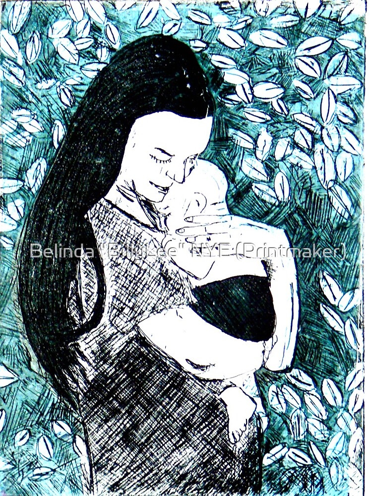 "Etching Chine Colle" by Belinda "BillyLee" NYE (Printmaker) | Redbubble
