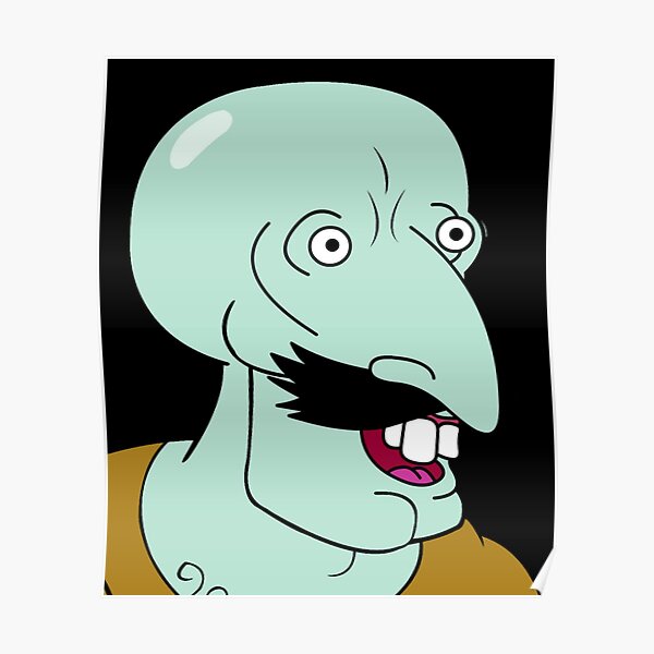 "Handsome Squidward design Nigel Thornberry" Poster for Sale by ...