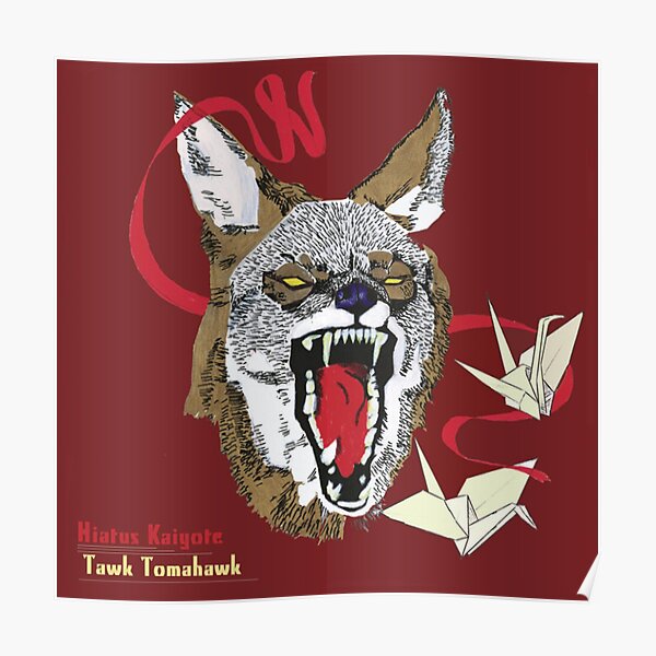 "Hiatus Kaiyote - Tawk Tomahawk" Poster for Sale by bobdylan8021 ...