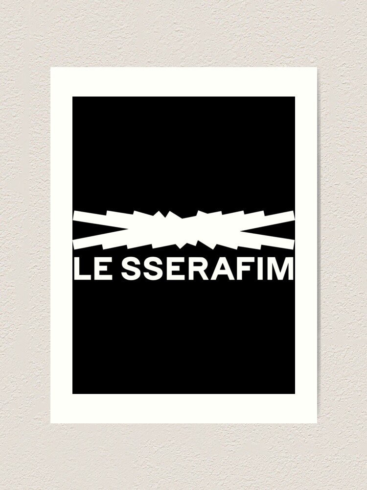 "Le Sserafim KPop HD Logo" Art Print for Sale by KPopverse2 | Redbubble
