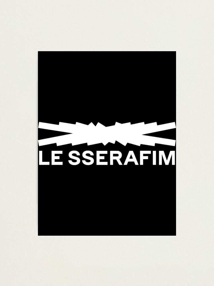 "Le Sserafim KPop HD Logo" Photographic Print for Sale by KPopverse2 ...
