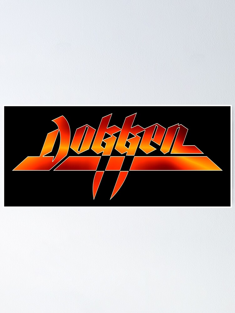 "Dokken Logo Original" Poster for Sale by david-silva | Redbubble