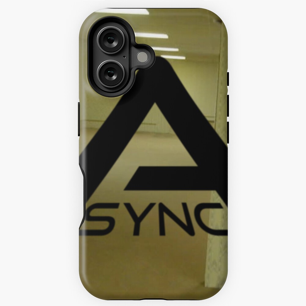 "Backrooms async logo" Sticker for Sale by Maebibabi | Redbubble