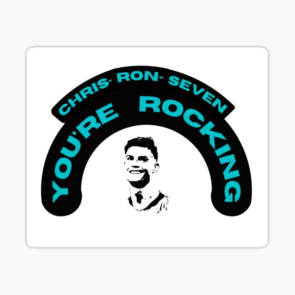 "Chris-Ron-SEVEN" Sticker by RalphDragons459 | Redbubble