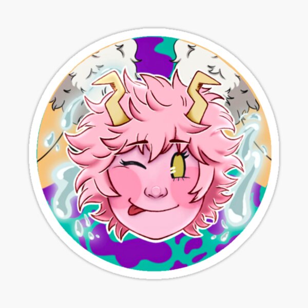 "Mina Ashido" Sticker by Kay-spider | Redbubble