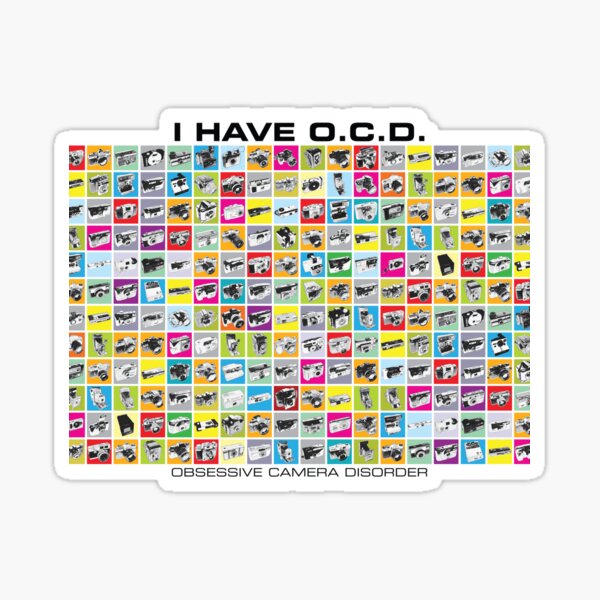 "OCD-4C" Sticker for Sale by MStyborski | Redbubble