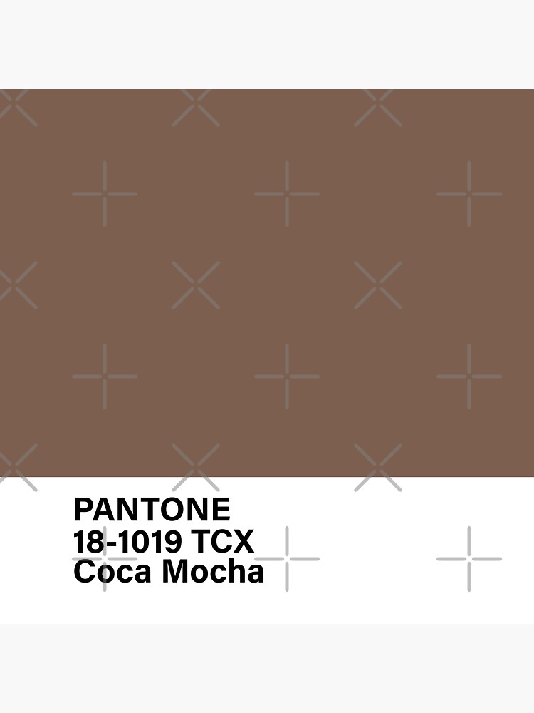 "Pantone 18-1019 TCX Coca-Mokka" Sticker von princessmi-com | Redbubble