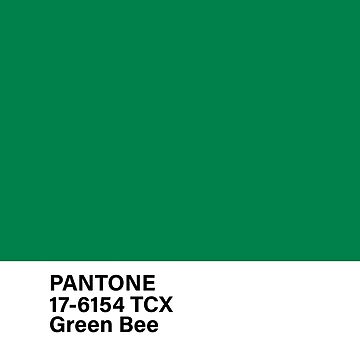 "pantone 17-6154 TCX Green Bee" Art Print for Sale by princessmi-com ...