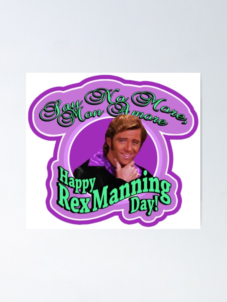 "REX MANNING" Poster for Sale by hailiepaucek | Redbubble
