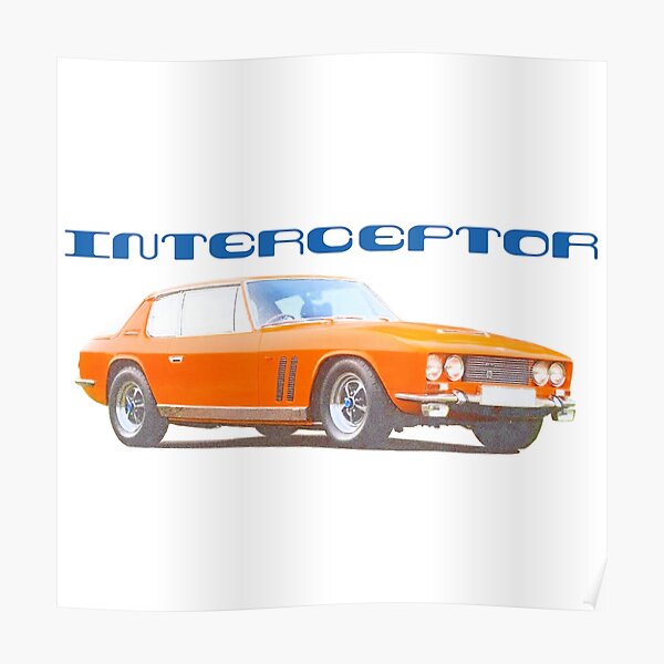 "Jensen Interceptor " Poster for Sale by danielbeda | Redbubble