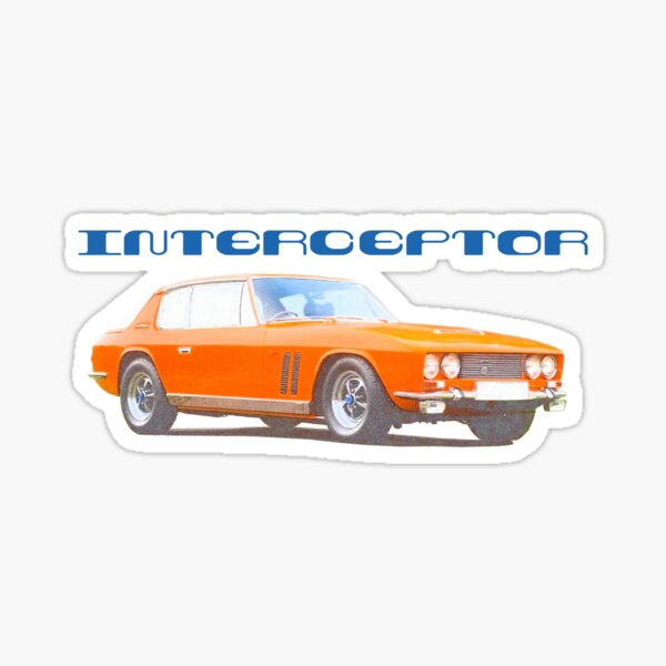 "Jensen Interceptor " Sticker for Sale by danielbeda | Redbubble