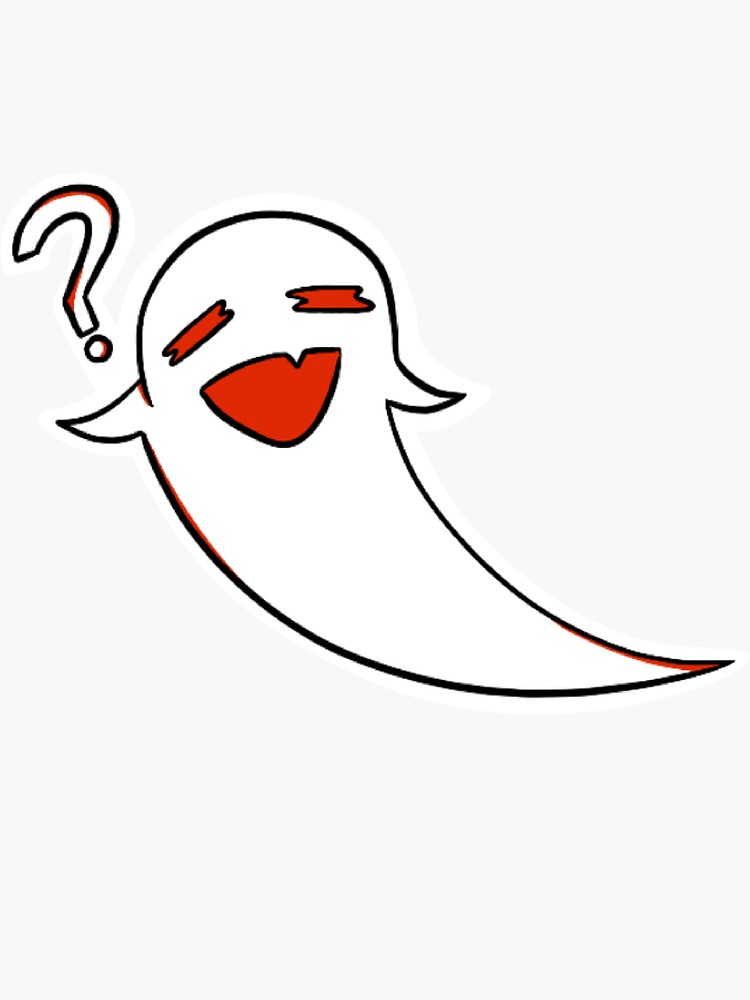 "Hu Tao ghost" Sticker by animepaintz | Redbubble