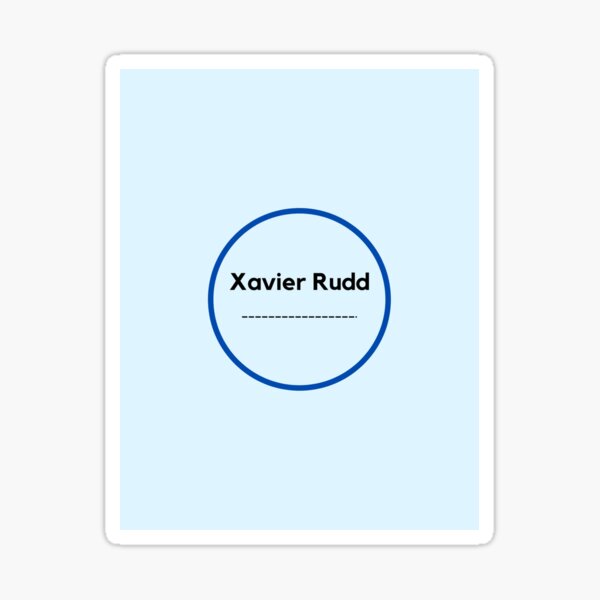 "xavier rudd" Sticker by ayesha70 | Redbubble