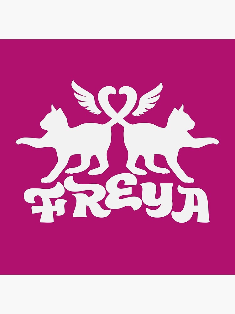 "Freya Cats " Poster for Sale by odinodinasatro | Redbubble