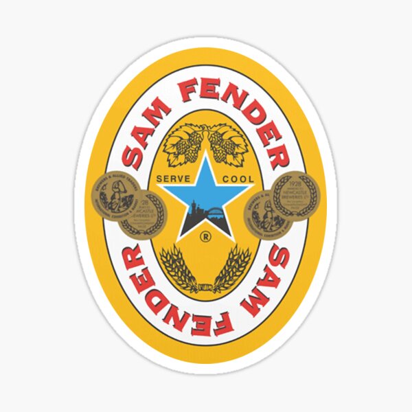 "SAM FENDER" Sticker by keatonstracke | Redbubble