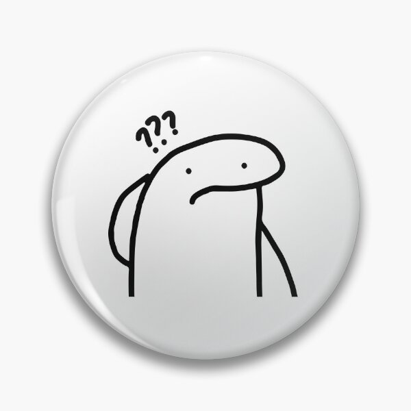 Chapa for Sale con la obra «Flork confundido» de Glstudio | Redbubble