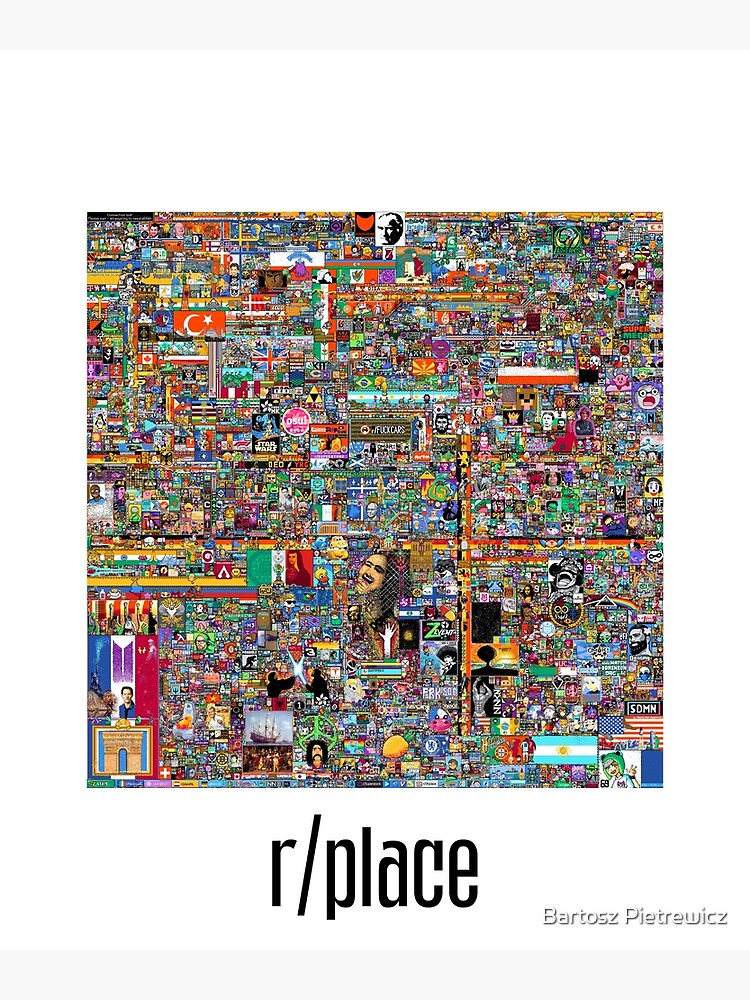 "r/place Final 2022" Art Print for Sale by piKusiofsky | Redbubble