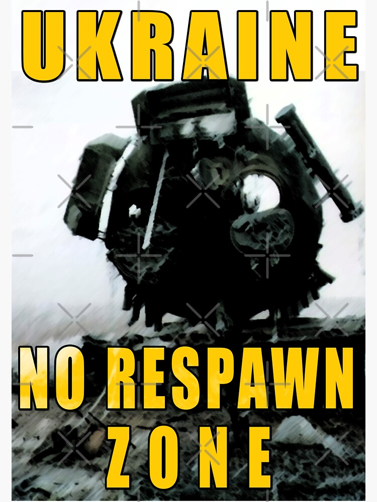 "No respawn zone" Sticker for Sale by Blitzprintone | Redbubble