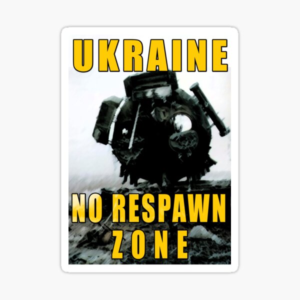 "No respawn zone" Sticker for Sale by Blitzprintone | Redbubble