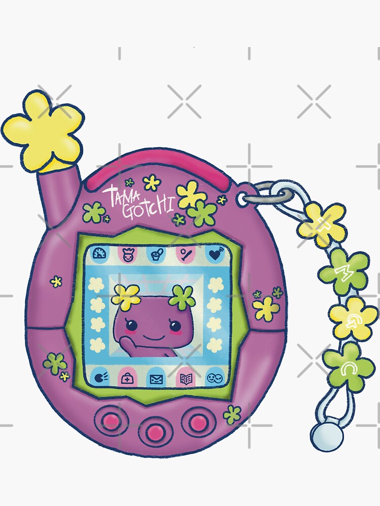 "Violetchi Inspired Tamagotchi" Sticker for Sale by EricNuggetArt ...