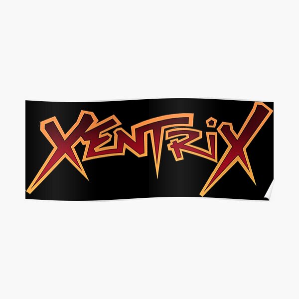 "Xentrix logo" Poster by Glinda-39 | Redbubble