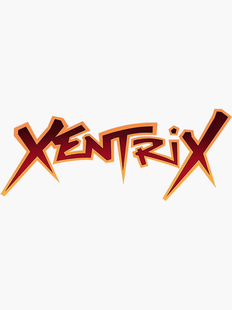 "Xentrix logo" Sticker by Glinda-39 | Redbubble