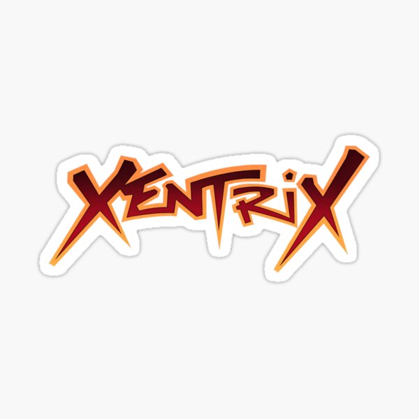 "Xentrix logo" Sticker by Glinda-39 | Redbubble