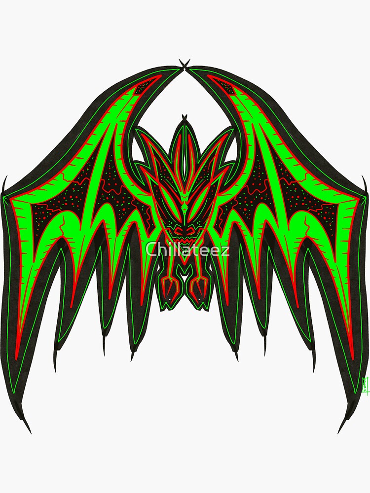 "Voodoo bat" Sticker by Chillateez | Redbubble
