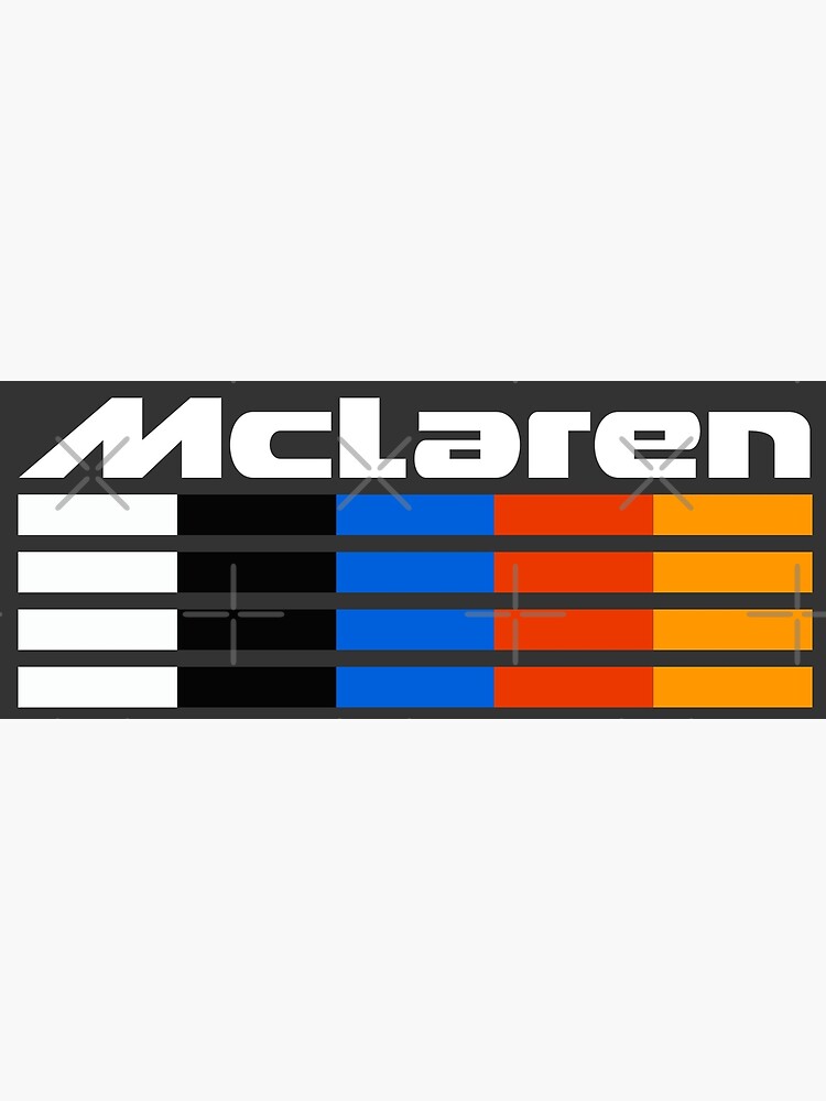 "McLAREN Color Palette" Poster for Sale by RetroCars | Redbubble