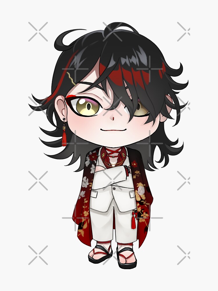 "Vox Akuma" Sticker by JunjiJunJun | Redbubble