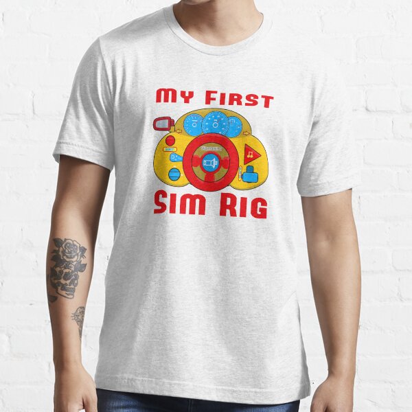 "9VoltGorilla My First Sim Rig Simracing Sim Racing" T-shirt for Sale ...