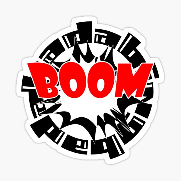 "New school look at Bada-bing Bada-boom " Sticker by trendyphrases ...