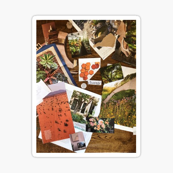 "Aesthetic Collage" Sticker by cswillham | Redbubble