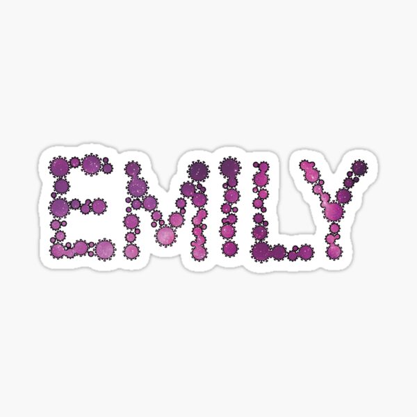 "EMILY Name III - My name is EMILY- typography name - Galaxy Vibe ...