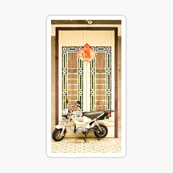 "Penang streets" Sticker by MamonFlavor | Redbubble