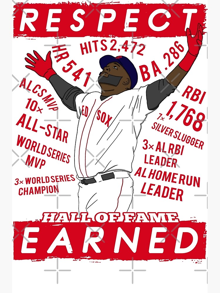 "Big Papi Hall Of Fame " Greeting Card for Sale by Concerned Citizen ...