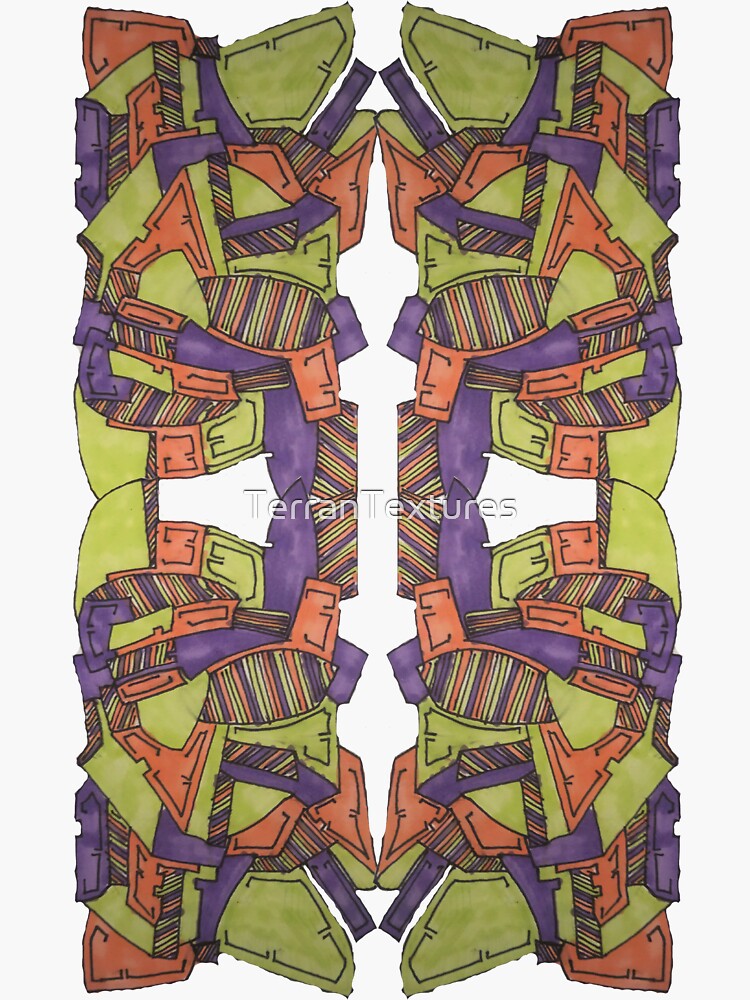 "Sugar Cube #08" Sticker by BrodyDraw | Redbubble