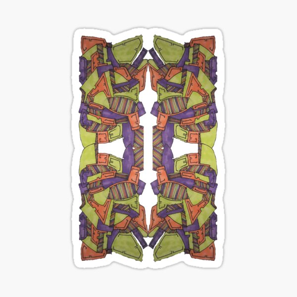 "Sugar Cube #08" Sticker by BrodyDraw | Redbubble