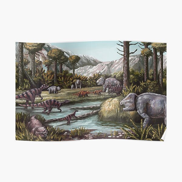 "Triassic Period, Illustration" Poster by ScienceSource | Redbubble