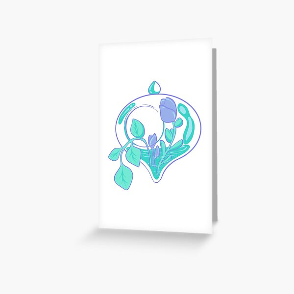 "Neptunic Potion Terrarium Hidden colors " Greeting Card by ...