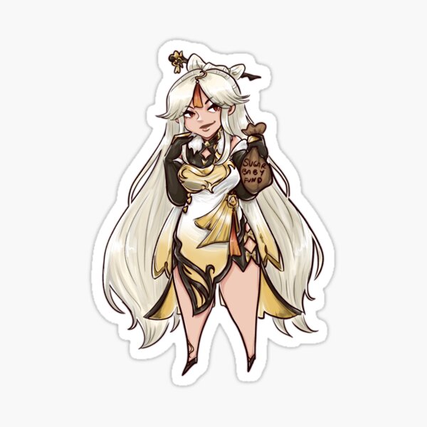 "Genshin Impact Ningguang" Sticker by TheBluestMage | Redbubble