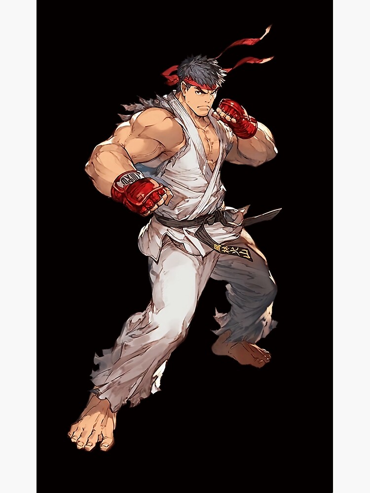 "Ryu - streetfighter cartoon " Poster for Sale by ITV-Arabia | Redbubble