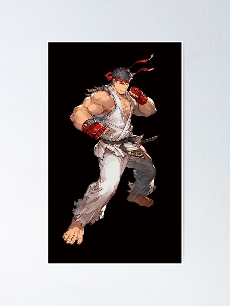 "Ryu - streetfighter cartoon " Poster for Sale by ITV-Arabia | Redbubble